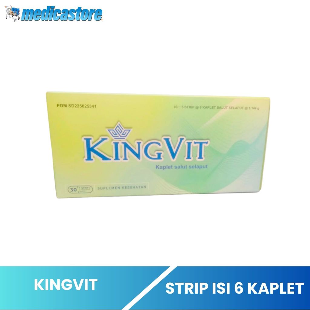 Jual Kingvit strip isi 6 kaplet - Vitamin Kesehatan Pria | Shopee Indonesia
