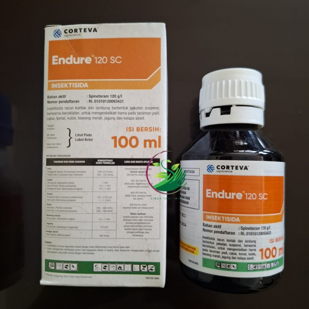 Jual Insektisida Racuk Kontak dan Lambung Corteva Endure 120SC 100ml ...
