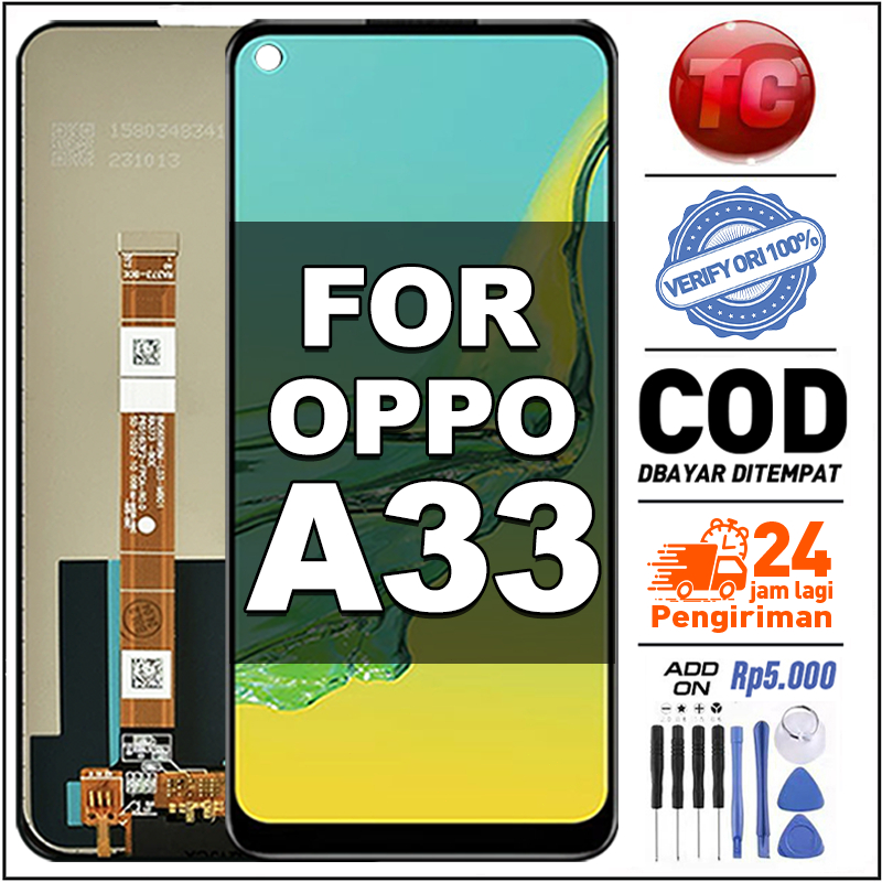 Jual LCD For OPPO A33 2020 Original 100% Fullset Asli Ori Touchscreen ...