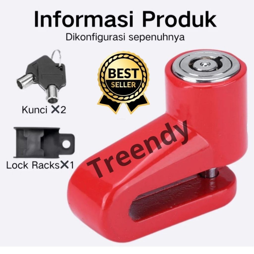 Jual GEMBOK MOTOR CAKRAM ANTI MALING MOTOR LOCK UNIVESAL GEMBOK SEPEDA ...