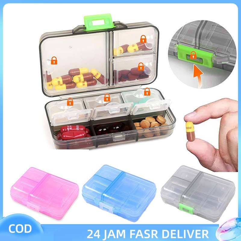 Jual Kotak Obat 7 Hari Kotak Obak Harian Pill Box Wadah Obat Tempat ...