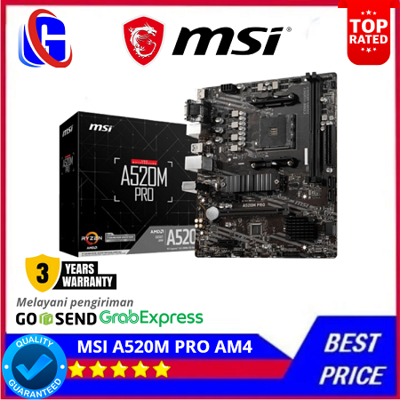 Jual MSI A520M PRO (Socket AM4) | Shopee Indonesia