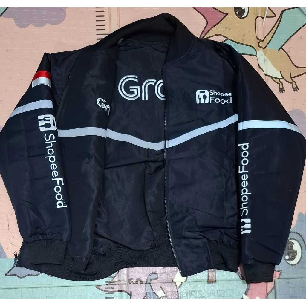 Jual JAKET HITAM GRAB SOPI JAKET BOLAK BALIK GRAB HITAM SOPI JUGA HITAM ...
