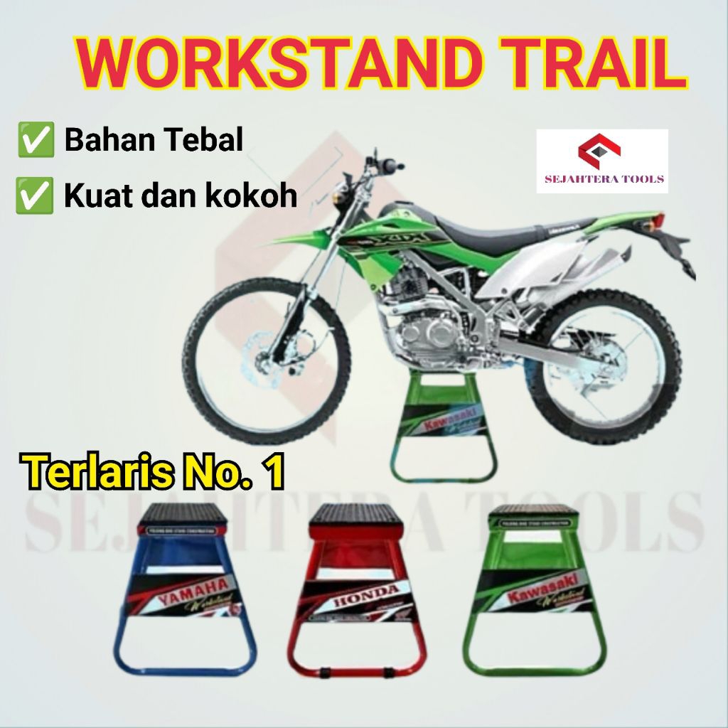 Jual Workstand Jekstand trail Standar Padock motor cross KTM CRF KLX ...