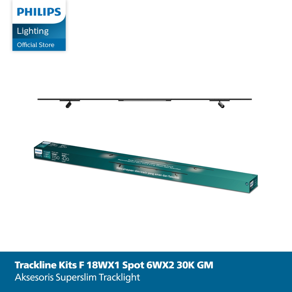 Jual Lampu Philips LED Tracklight Set Kit Floodlight dan Spot 30K ...