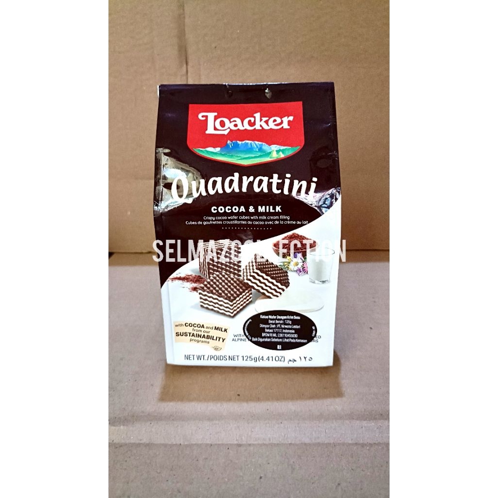 Jual Heaventee.Id Loacker Quadratini 125Gr Loacker Wafer Quadratini ...