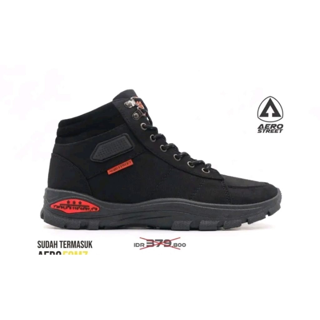 Jual Aerostreet Tactical Hitam Hitam Hitam | Shopee Indonesia