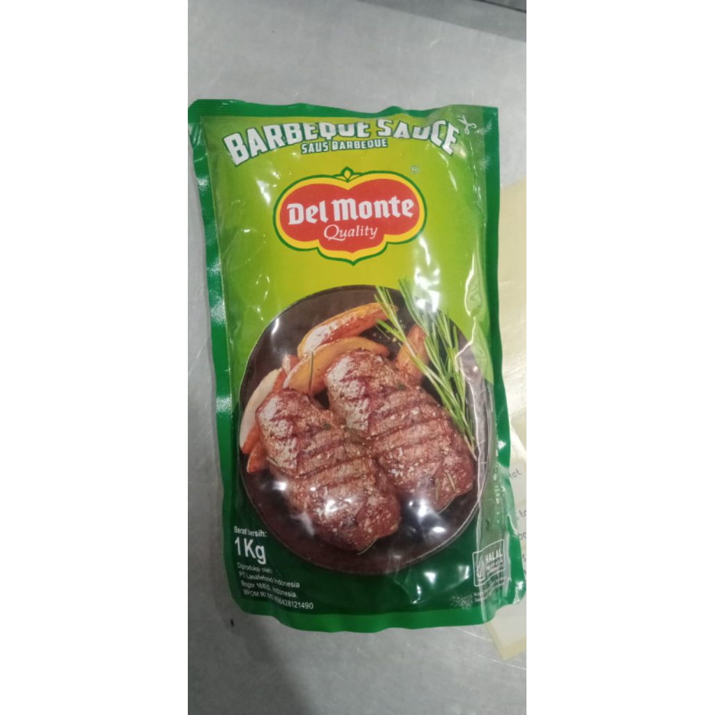 Jual Del Monte Barbeque Sauce 1kg – Saus Barbeque Kemasan Pouch ...