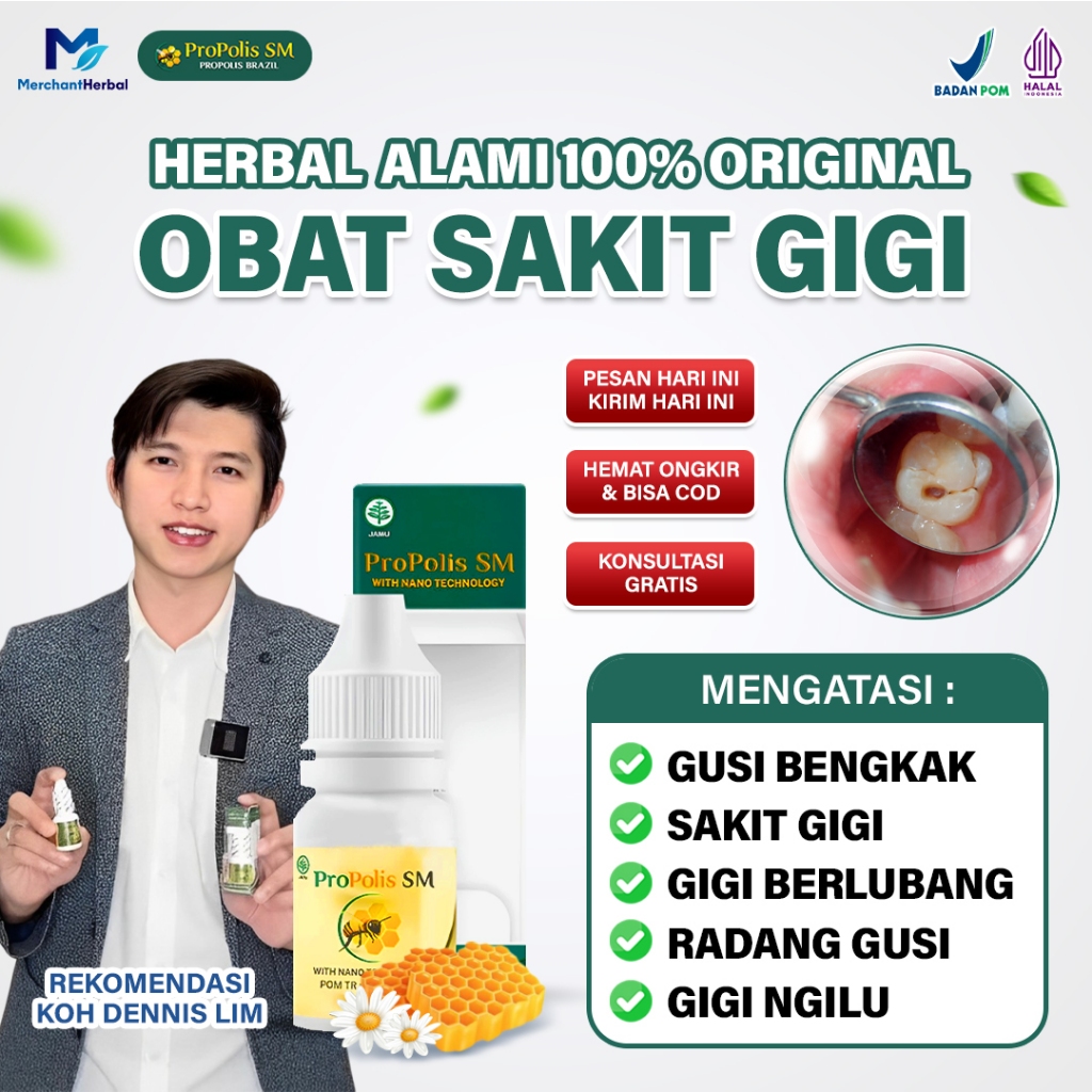 Jual Obat Sakit Gigi Gusi Bengkak Radang Gusi Infeksi Gigi Berlubang ...