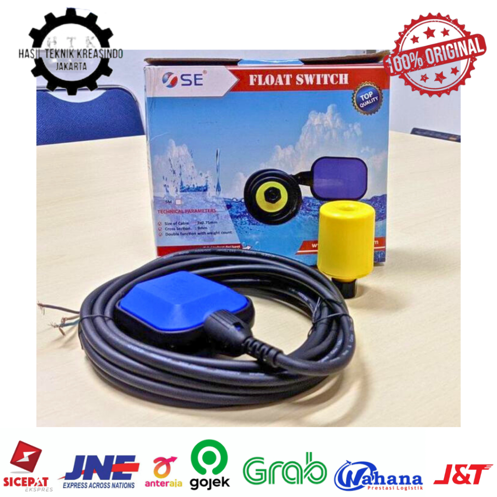 Jual FLOAT SWITCH| SENSOR PELAMPUNG POMPA CELUP DAN TOREN AIR SAN-EI 2M ...