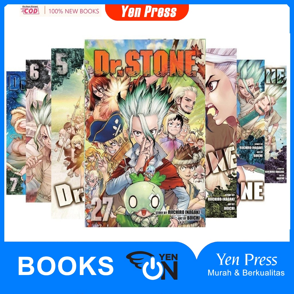 Jual Dr. STONE Manga (27 book series) by Riichiro Inagaki | Shopee ...