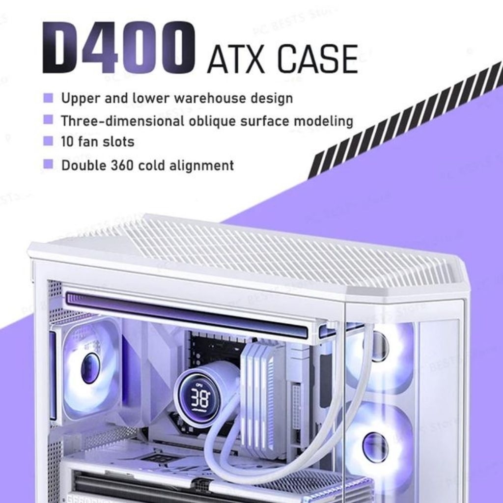 Jual JONSBO D400 Black ATX PC Case | Shopee Indonesia
