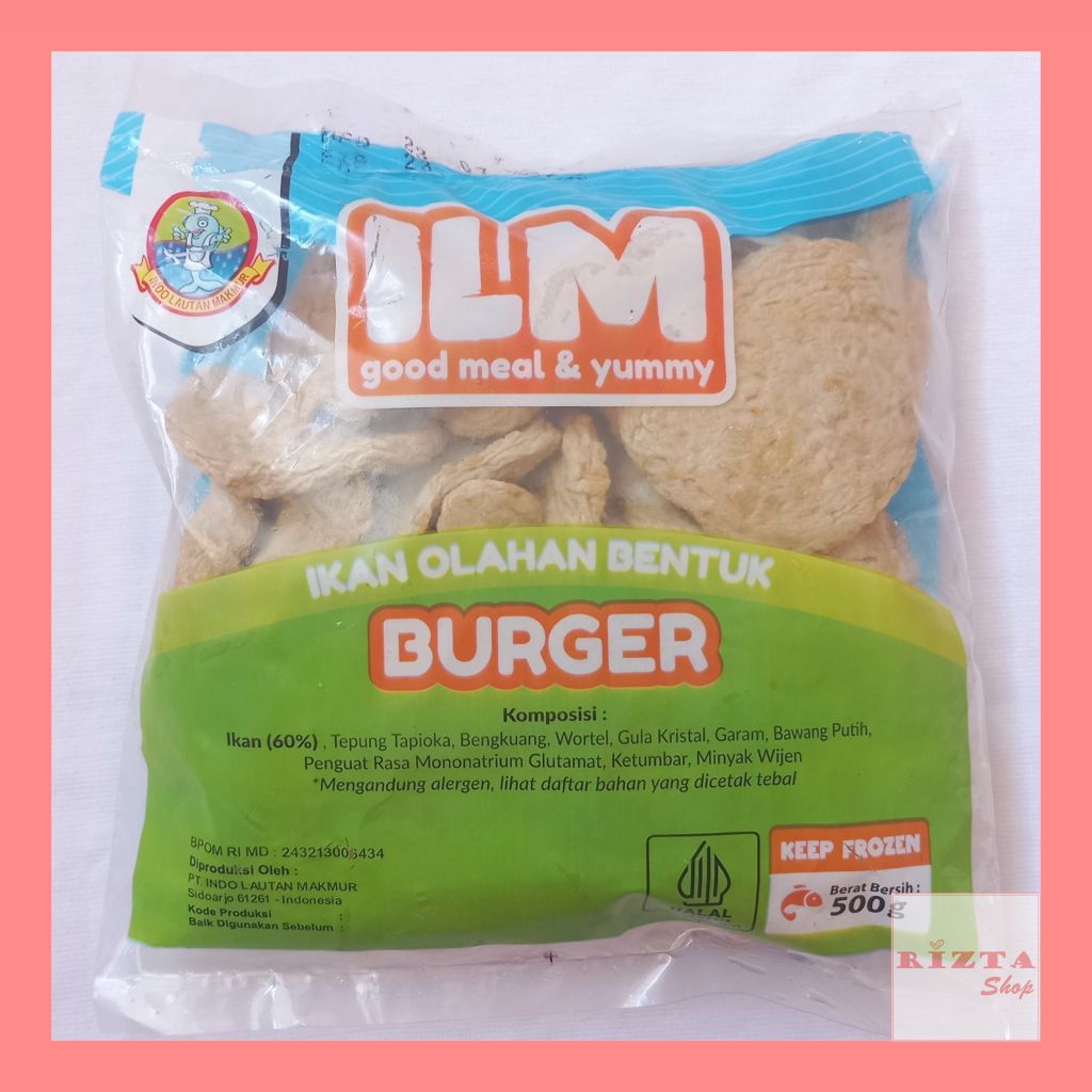 Jual ILM Olahan Ikan Bentuk Burger 500gr | Shopee Indonesia