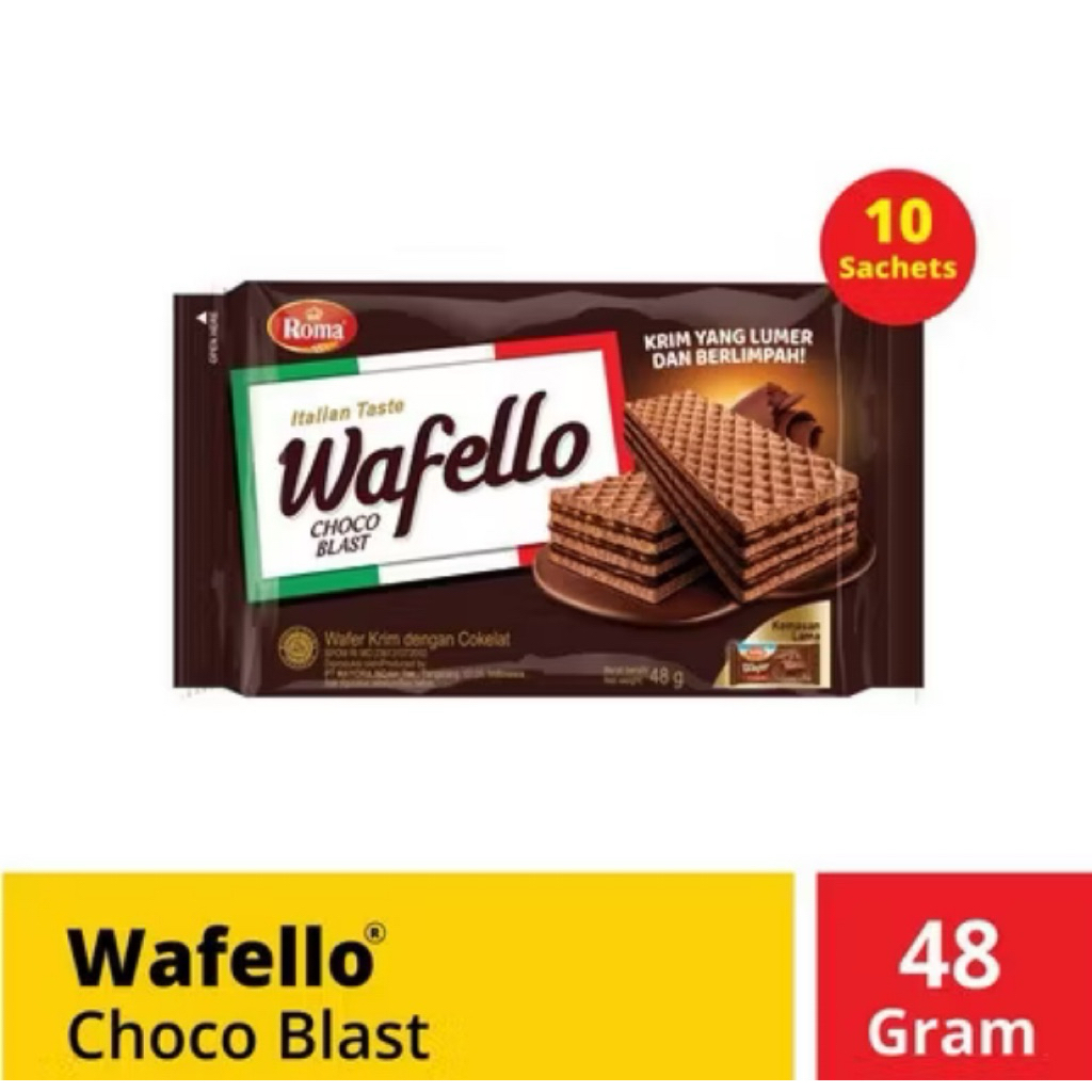 Jual Roma Wafello Big isi 10sachet | Shopee Indonesia