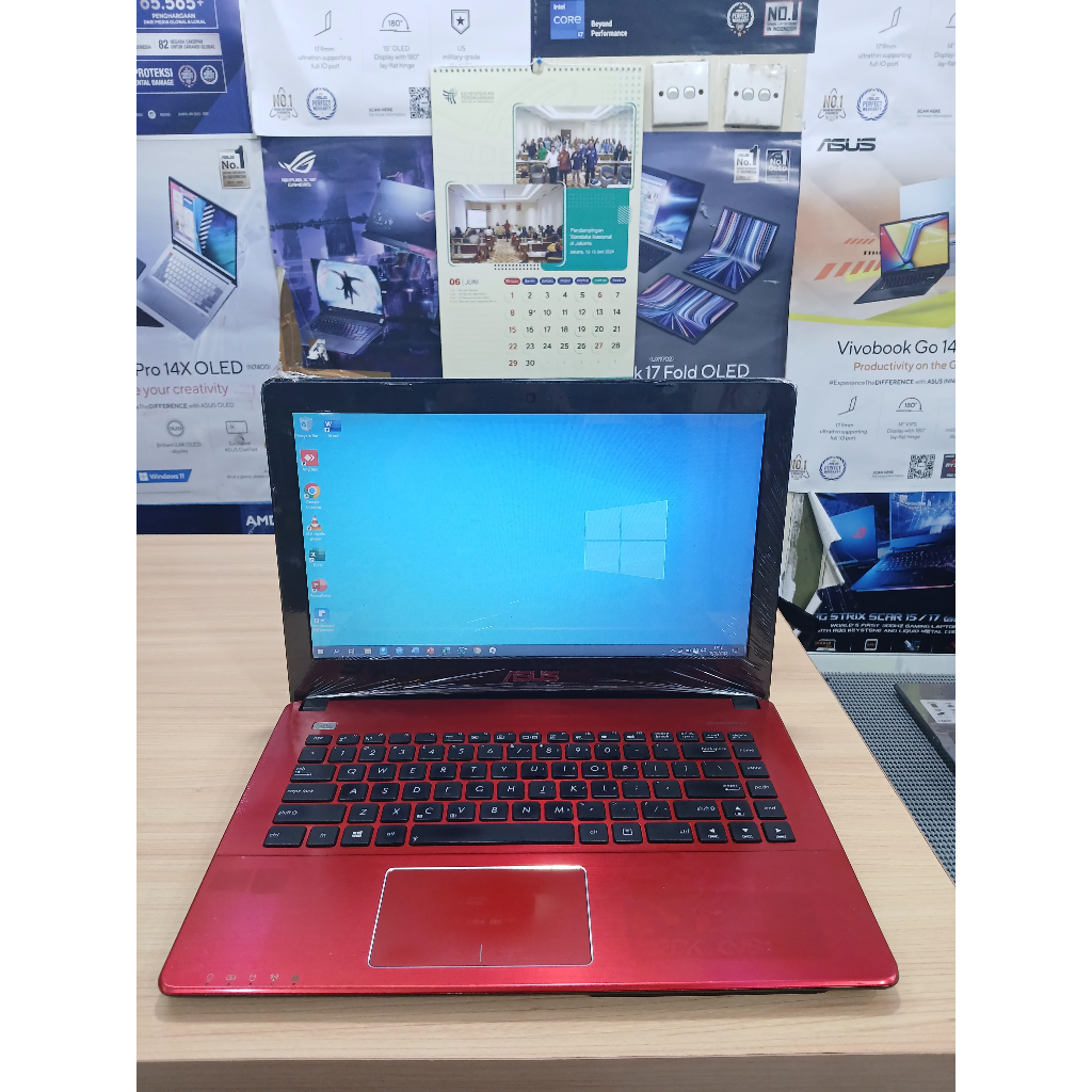 Jual ASUS X441B I3 GEN 6 8/128GB NVIDIA MX110 MERAH SECOND | Shopee ...
