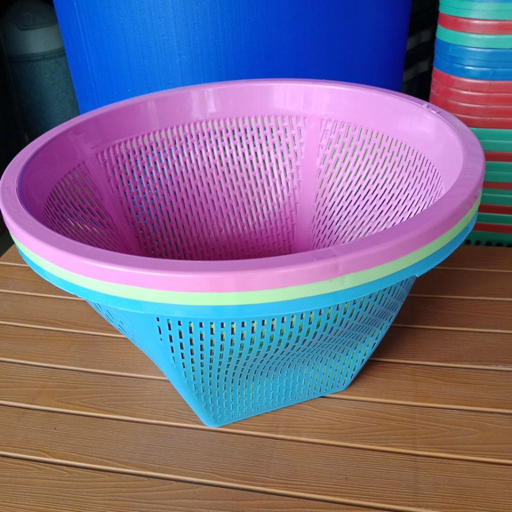 Jual WAKUL BAKUL NASI PLASTIK / WAKUL NASI TRADISI LEBAR ATAS 36CM ...