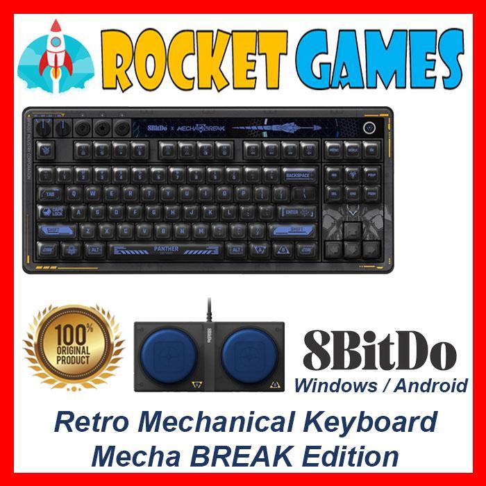 Jual 8BitDo Retro 87 Mechanical Keyboard with RGB Backlight, Bluetooth ...