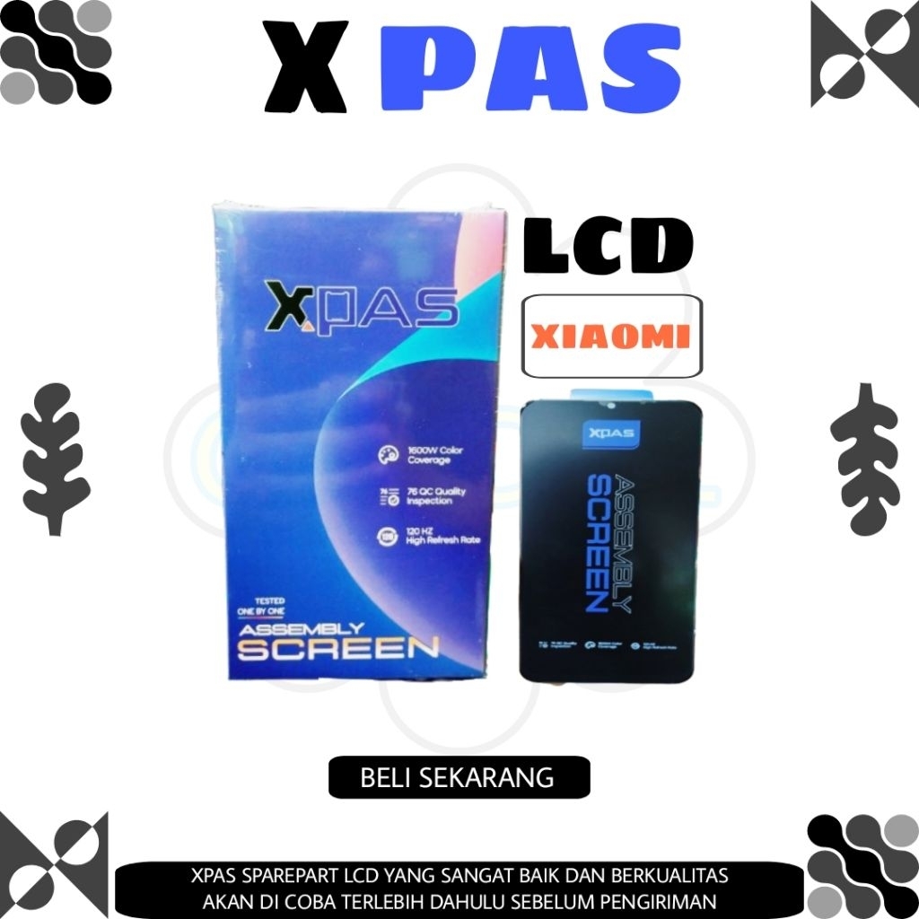 Jual Xpas Layar Sentuh LCD Original untuk Xiaomi Redmi Note 9/Note 9S ...