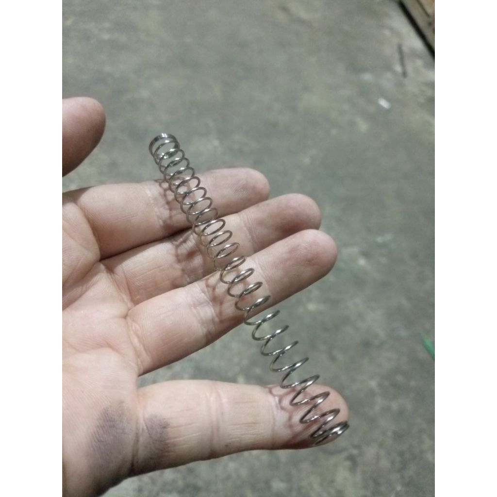 Jual per spring tekan 08 mm stainles hard od 9.5 mm panjang 10 cm ...