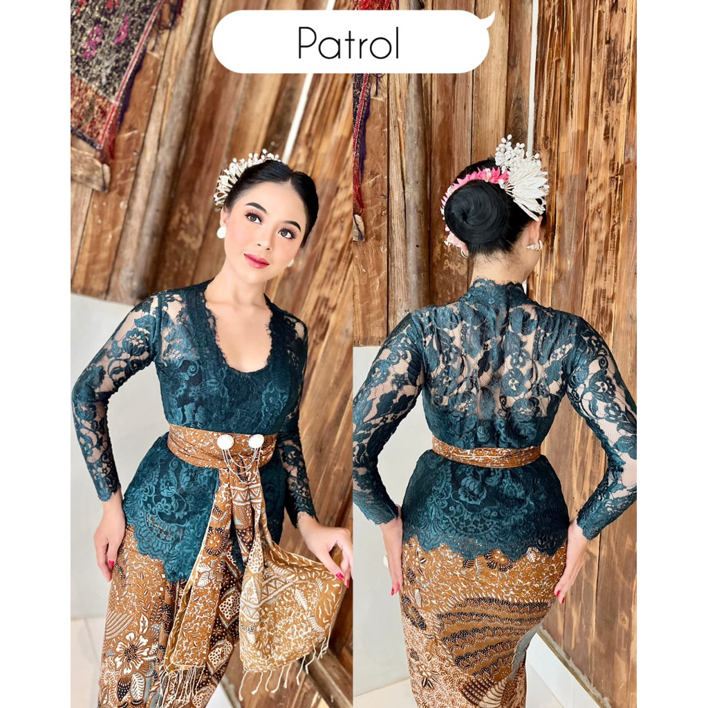 Jual KEBAYA BALI BROKAT METALIK | Shopee Indonesia