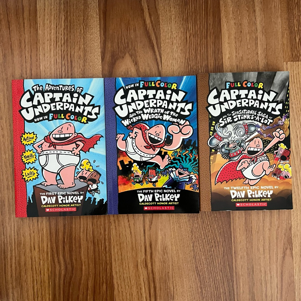 Jual Captain Underpants Comics Full Color Soft Cover Preloved