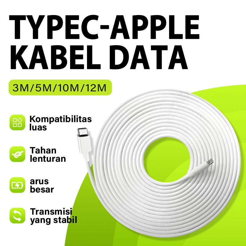 Jual Kabel Type C 5 Meter Kabel Data Type C Panjang 3 Meter Kabel CCTV ...