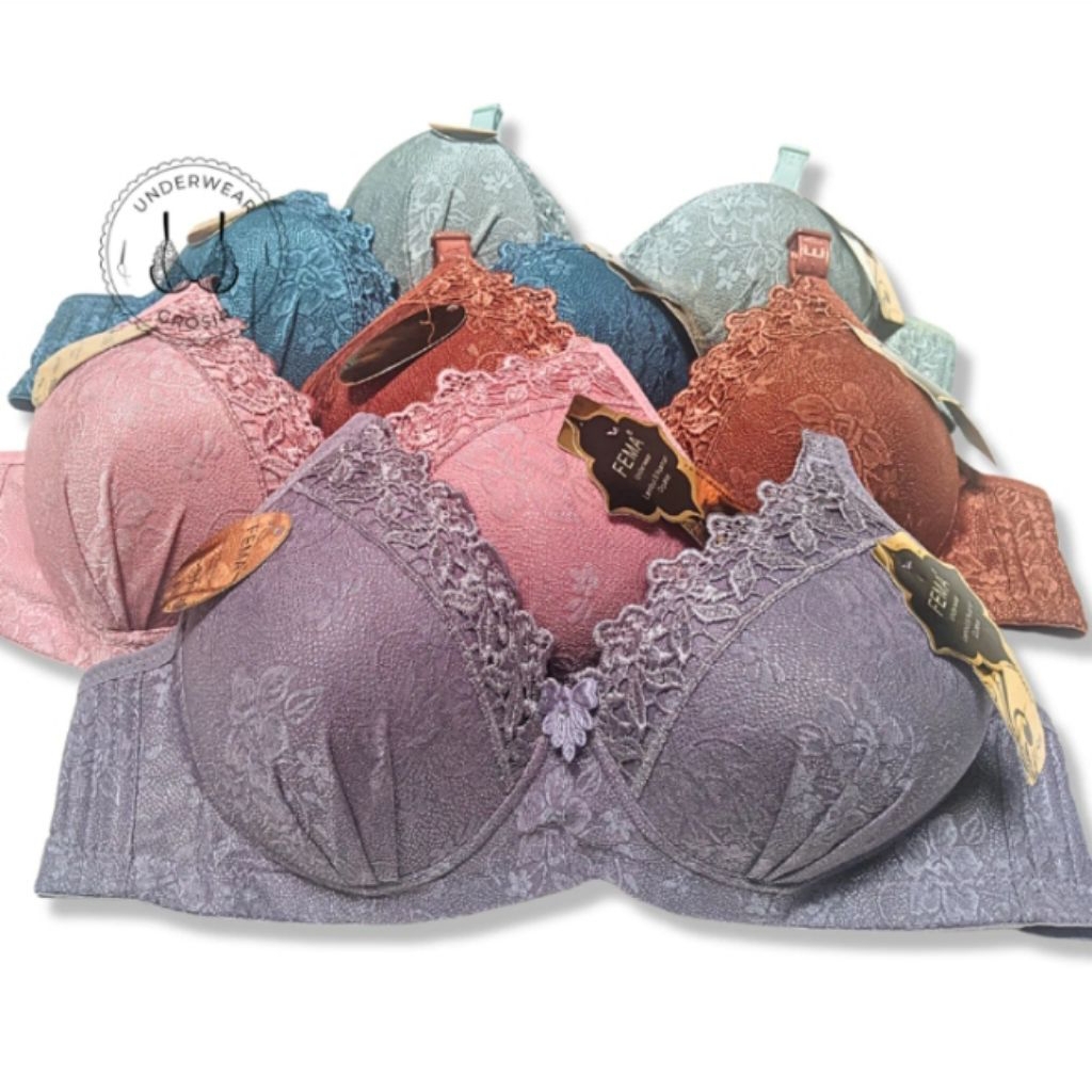 Jual PROMO...!!! BRA RENDA SEAMLES PUSH UP||BRA BUSA TEBAL||BRA KAIT 3 ...