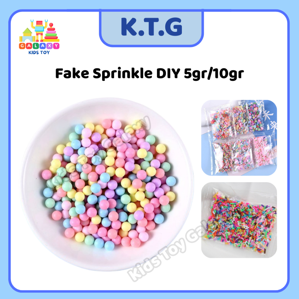 Jual DIY Fake Sprinkles 5gr 10gr | Meses DIY Fimo Nail Art Aksesoris ...