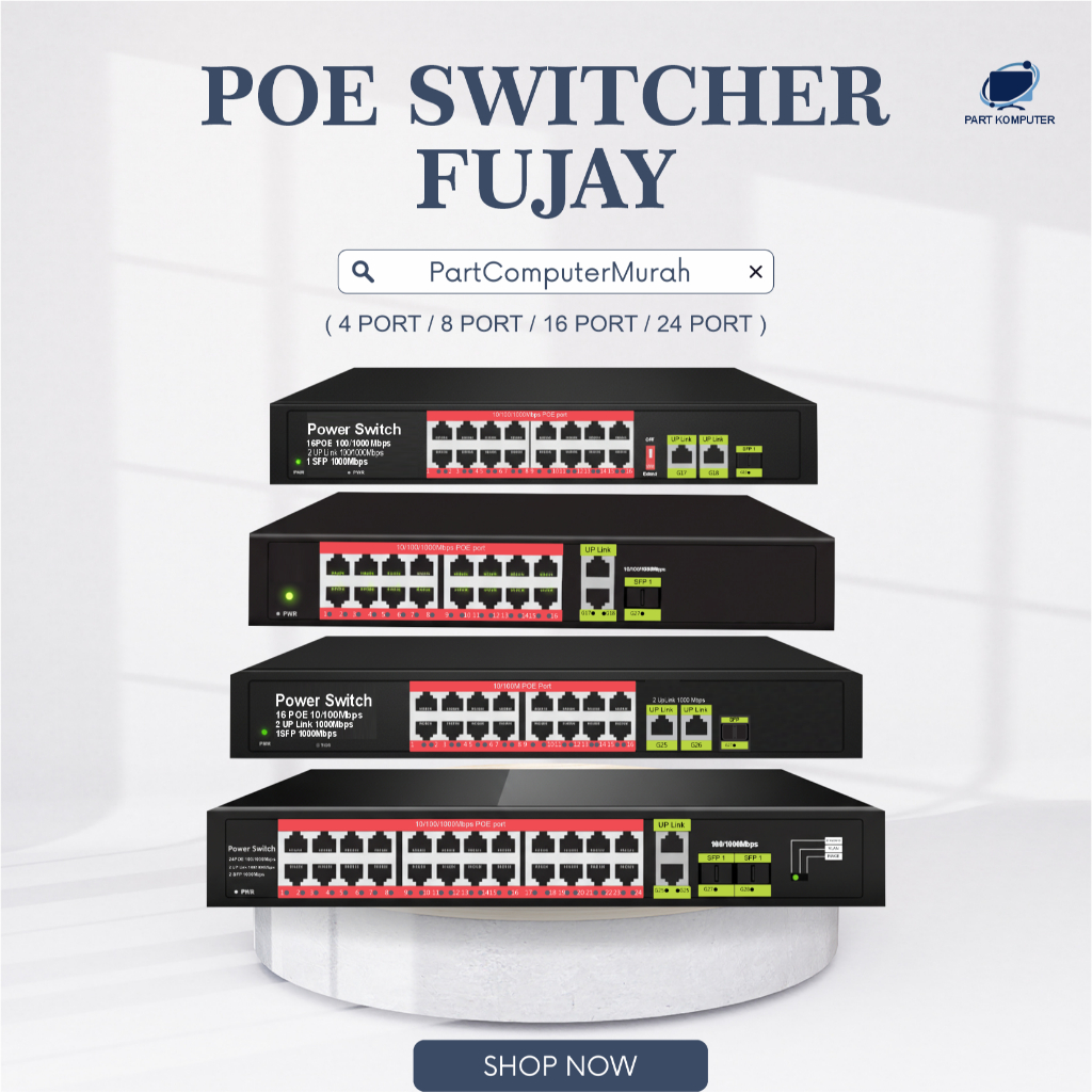Jual Switch Ethernet Hub FG Series 4/8/16/24 Port + Uplink LAN Network ...