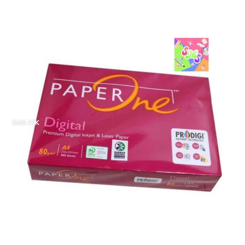 Jual Kertas HVS A4 80gr (merah) PaperOne | Shopee Indonesia