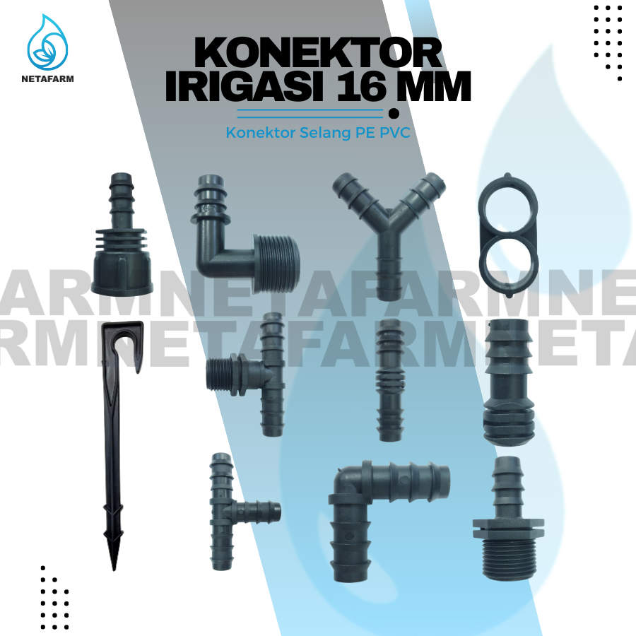 Jual KONEKTOR SELANG PE PVC IRIGASI 16 MM | Shopee Indonesia
