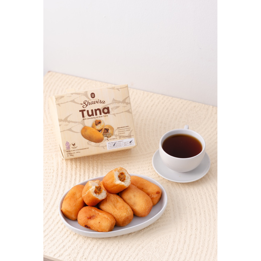 Jual (GORENG) Roti Gendang Shavira isi Ikan Tuna 12pcs | Shopee Indonesia