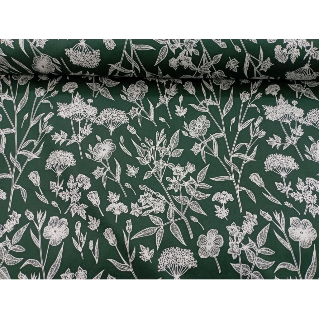 Jual Bahan Kain Katun Poplin Garment Motip Bunga | Shopee Indonesia