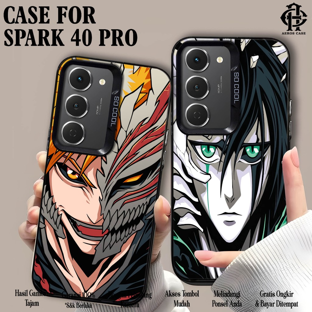 Jual Case Tecno SPARK 40 PRO ( BLEACH ) Premium Matte Hard Casing IMD ...