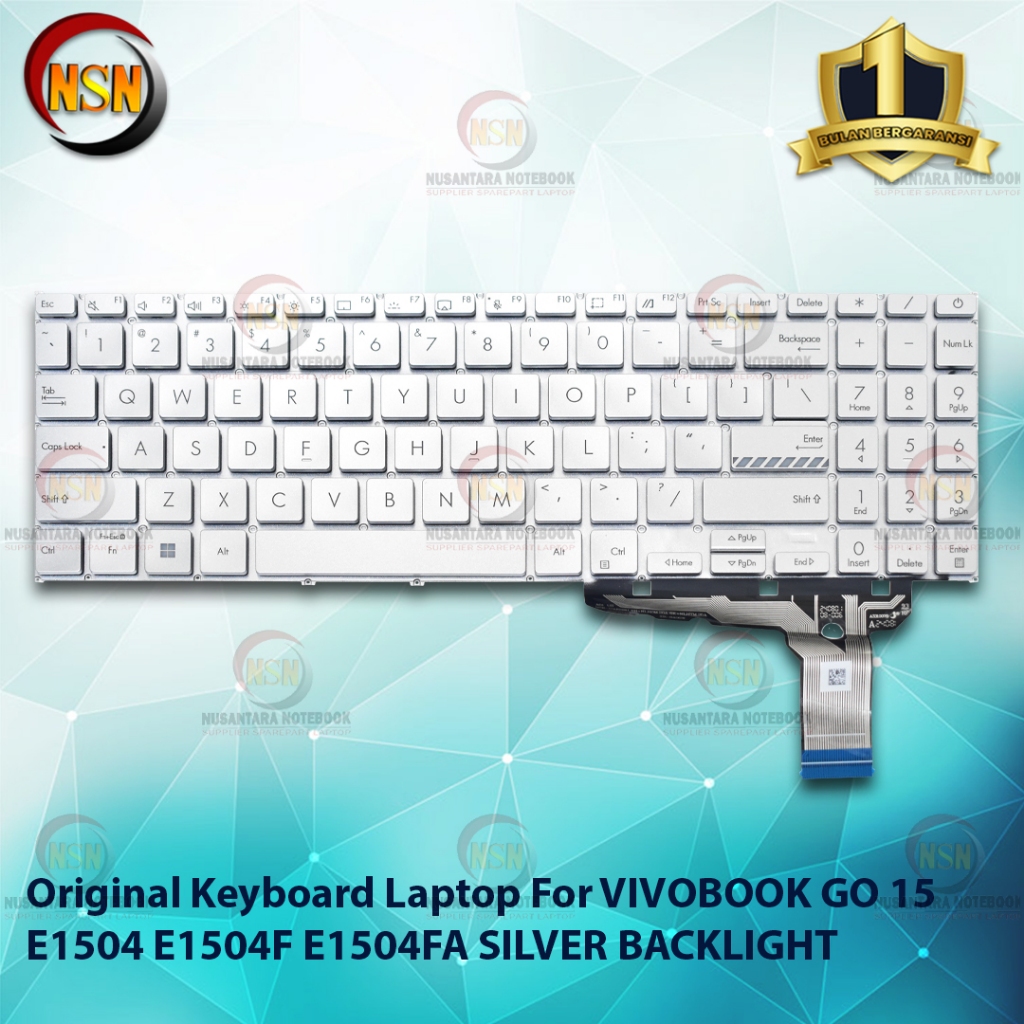 Jual Original Keyboard Laptop for VIVOBOOK GO 15 E1504 E1504F E1504FA ...