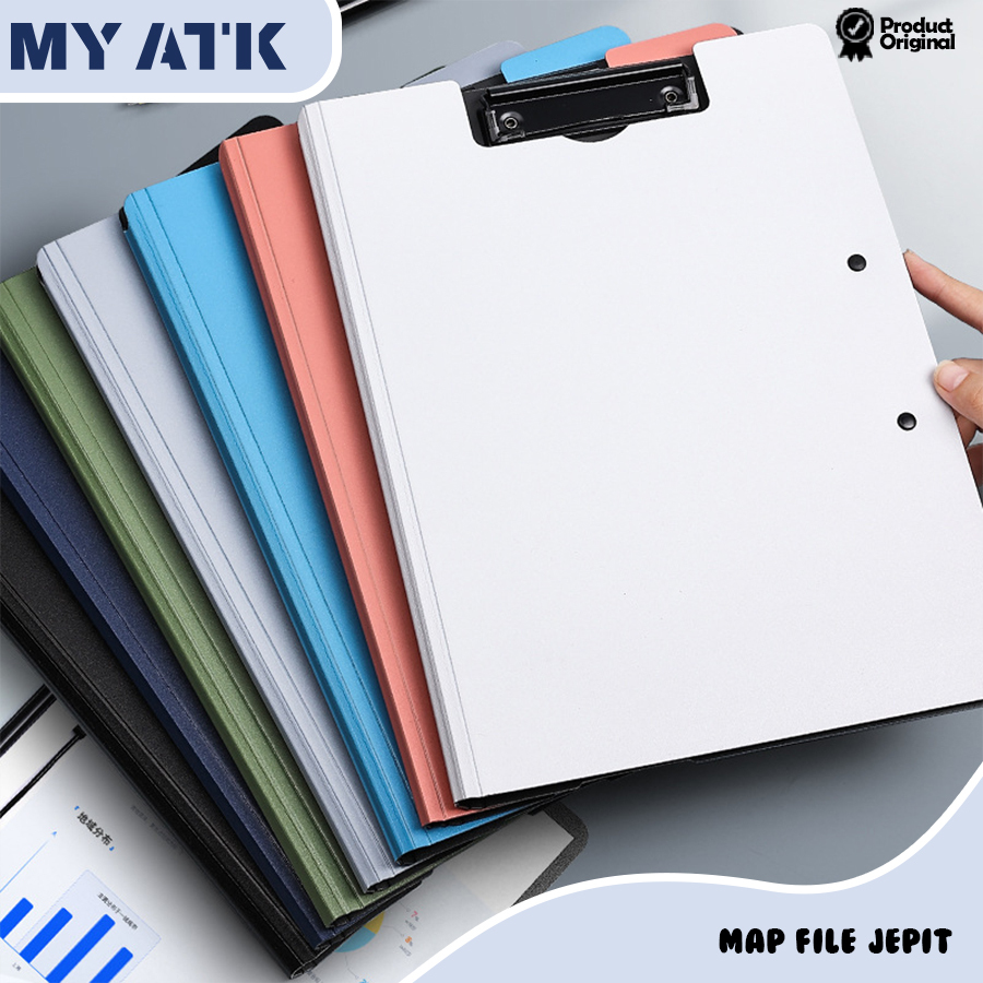 Jual Map kertas 2 sisi A4 A3/ Clipboard with cover/ Map folder dokumen ...