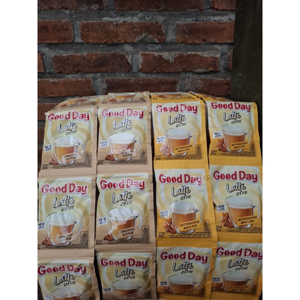 Jual Good Day Latte ButterScotch/ Original Renteng | Shopee Indonesia