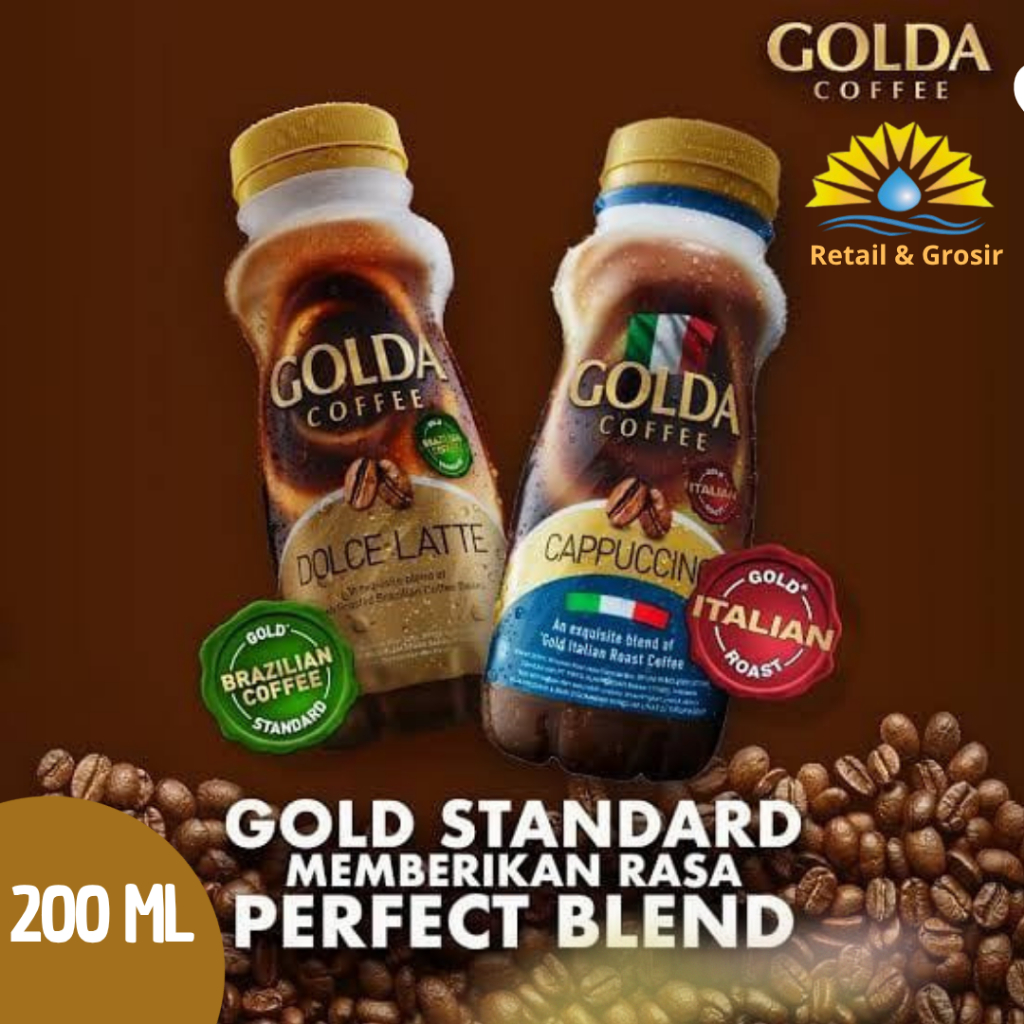 Jual Golda Coffee Dolce Latte & Cappuccino 200ml | Shopee Indonesia