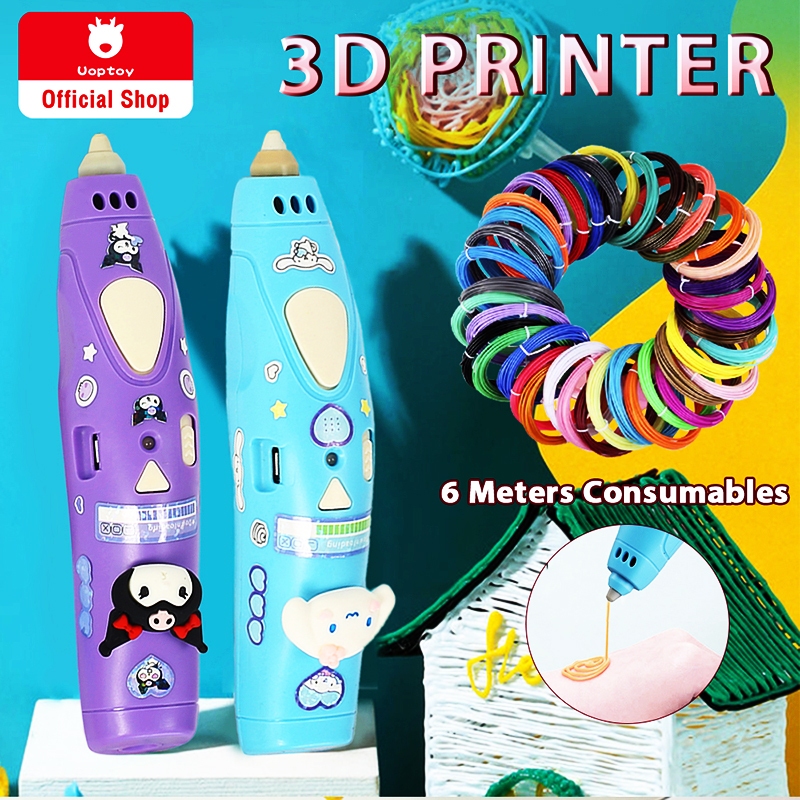 Jual Uoptoy 3D Printer Anak 3 Dimensi Mainan Anak DIY 3D Printing Pen ...