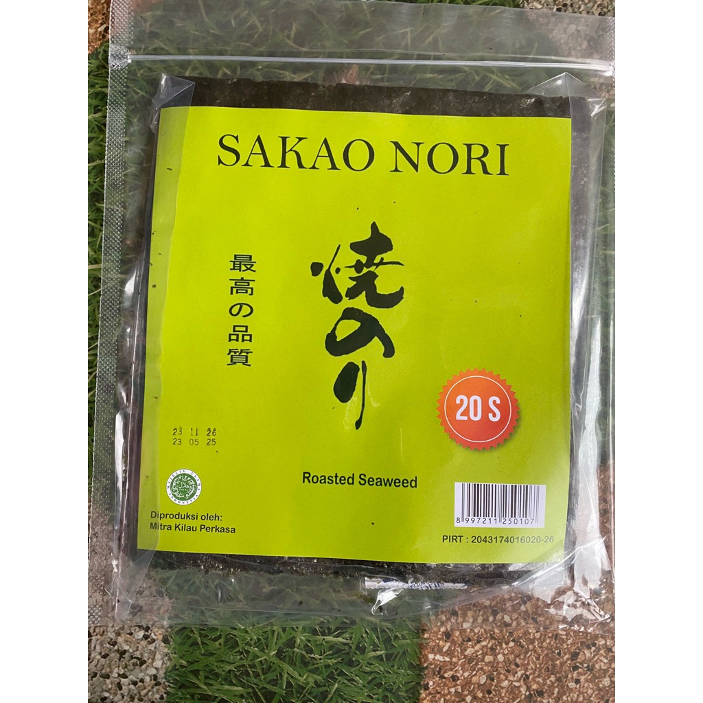 Jual [ SALE ] Nori Sushi 20 Lembar Halal rumput laut murah berbagai ...