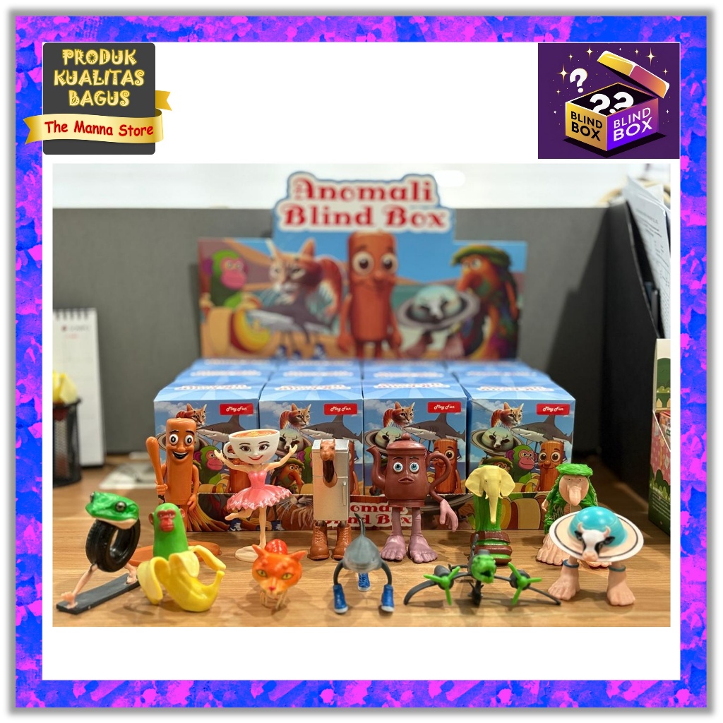 Jual Blind Box Figure ANOMALI Random Surprise Box BBYUNU-001 YUNU MART ...