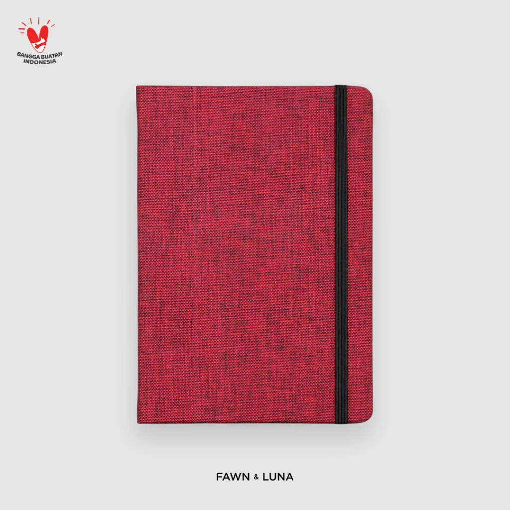 Jual Fawn & Luna - RUBY RED - Notebook Large A5 - Buku Jurnal/Agenda ...
