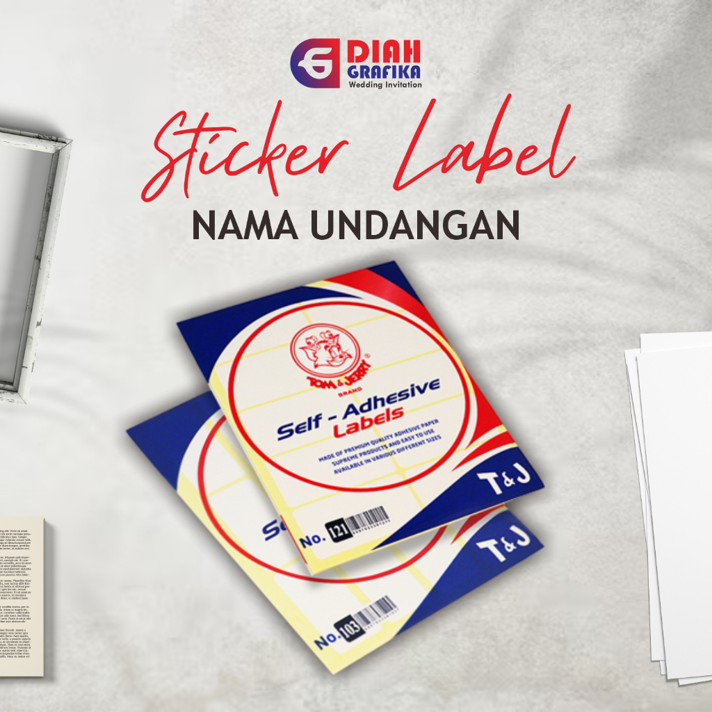 Jual Label Nama Undangan 103 Label sticker Undangan | Shopee Indonesia