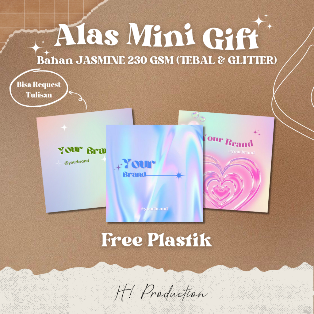 Jual ALAS PACKING TEBAL | ALAS PACKING MURAH FREE PLASTIK | GLITTER ...