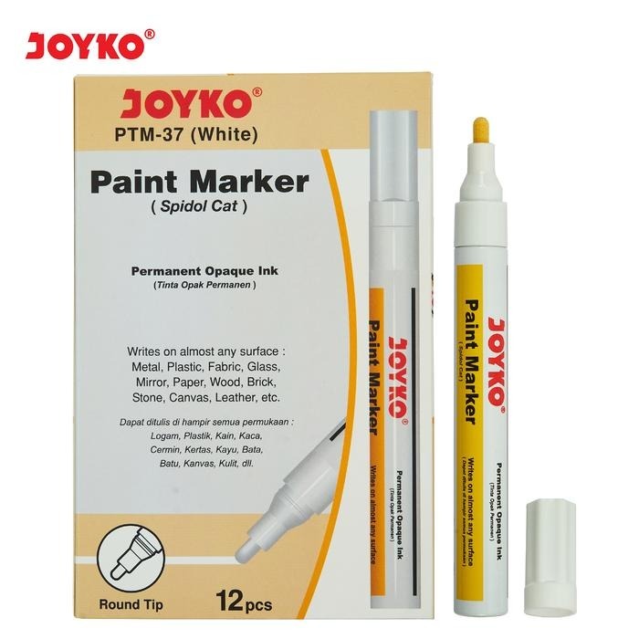 Jual Spidol Joyko Paint Marker Permanent Color Spidol Cat Permanen ...