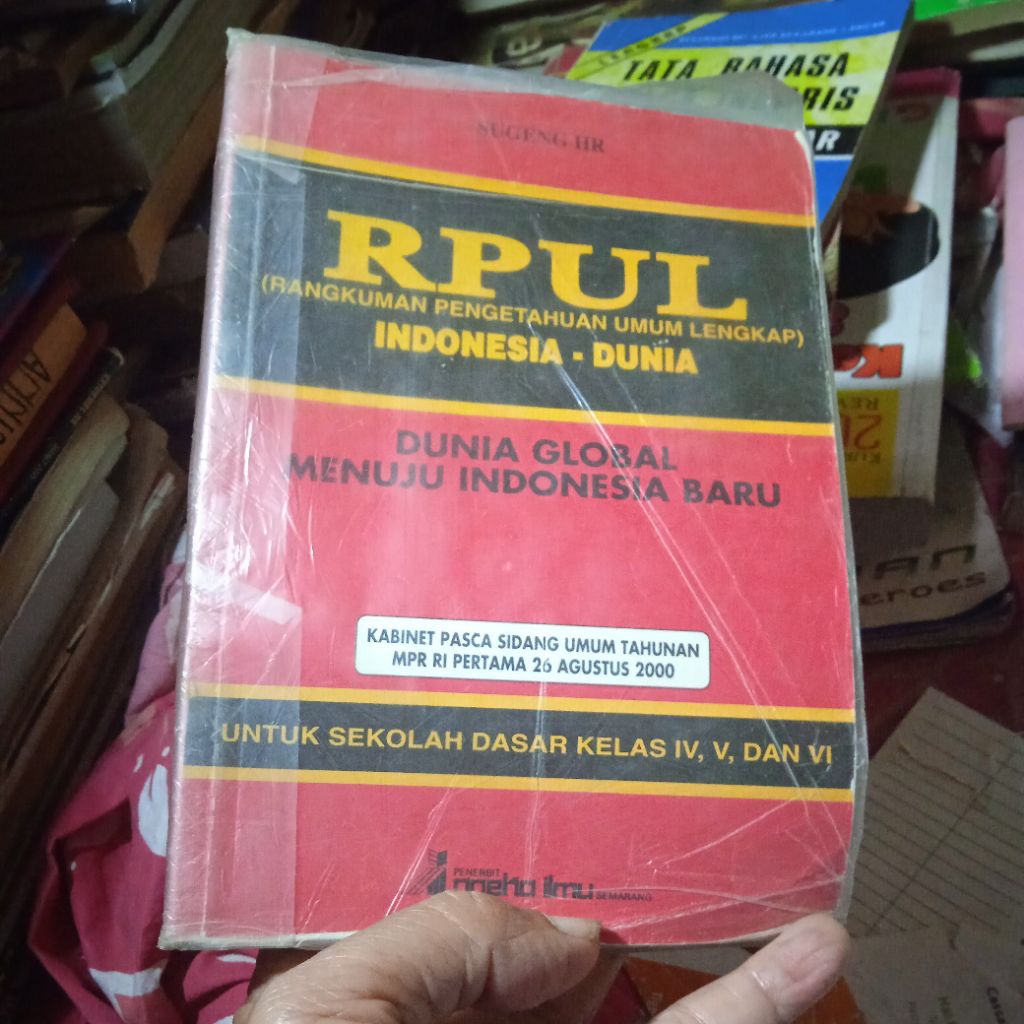 Jual buku RPUL Indonesia - Dunia untuk SD lV,V dan Vl, buku original ...
