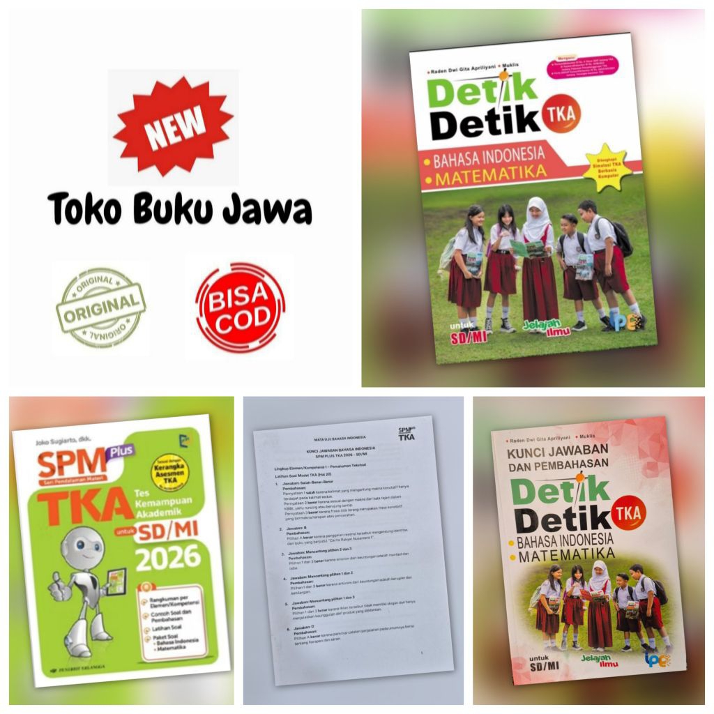 Jual Buku Detik - Detik TKA SD SPM Plus SD | Shopee Indonesia