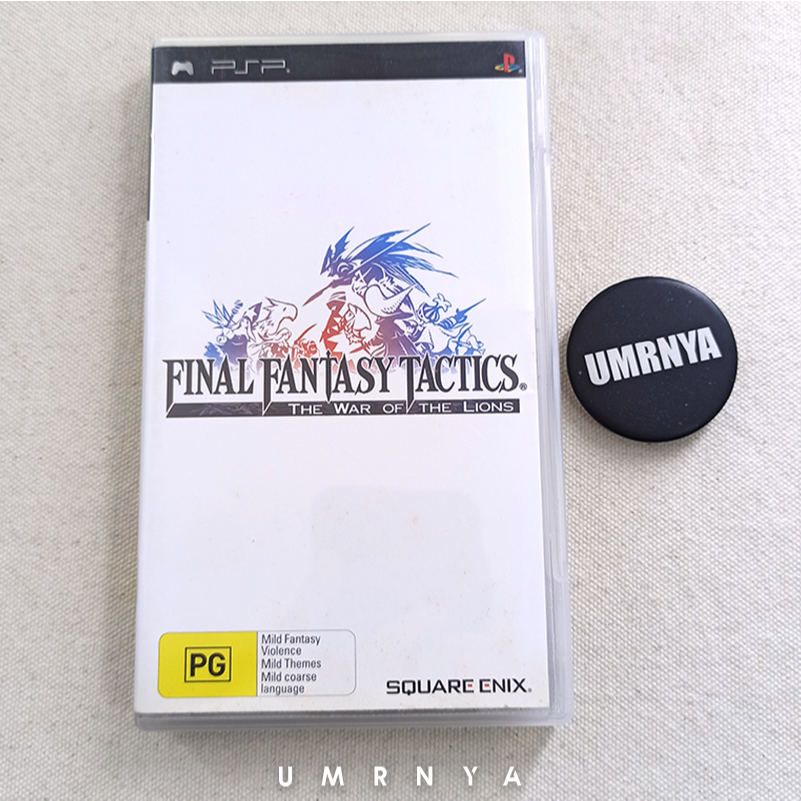 Jual Kaset Final Fantasy Tactics The War of the Lions CD PSP UMD Disk ...