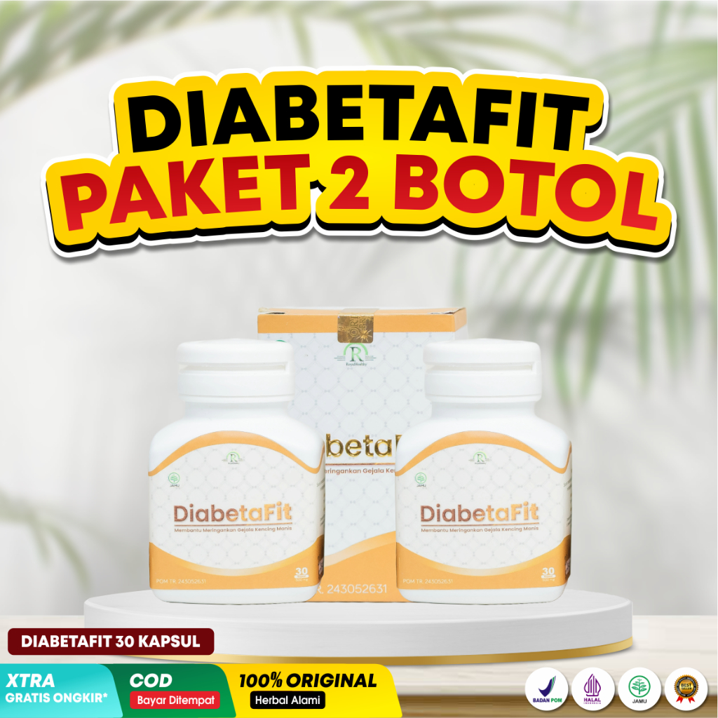 Jual DIABETAFIT- PAKET HEMAT 2 BOTOL 30 kapsul | Shopee Indonesia