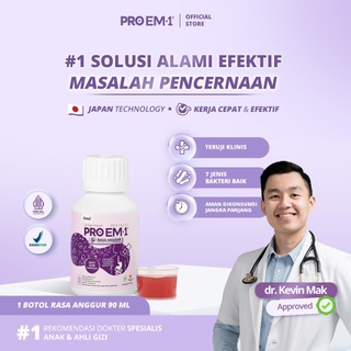 Jual [Approved by dr. Kevin Mak] PRO EM1 Rasa Anggur 90ml | Suplemen ...